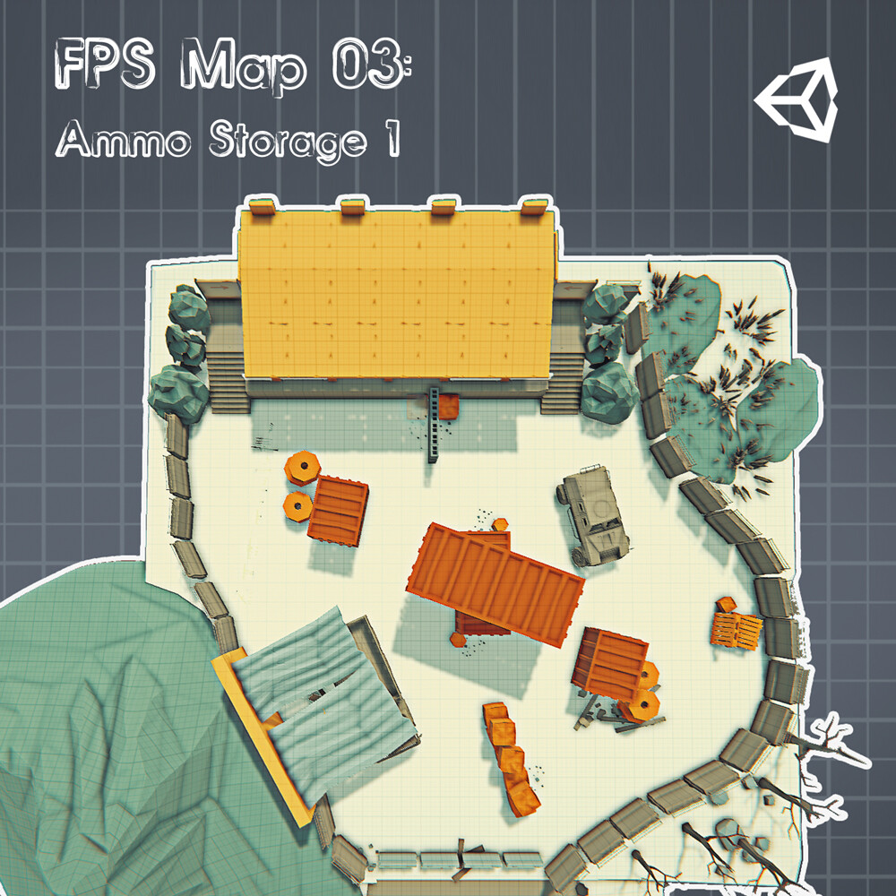 ArtStation - «Ammo Storage» FPS map