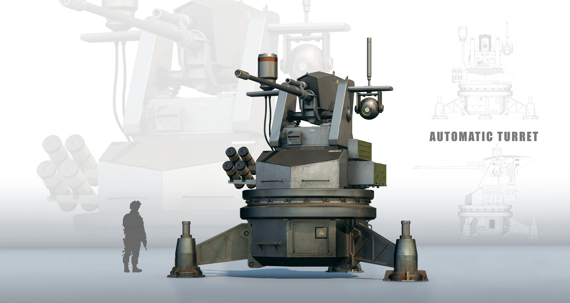 ArtStation - Automatic turret