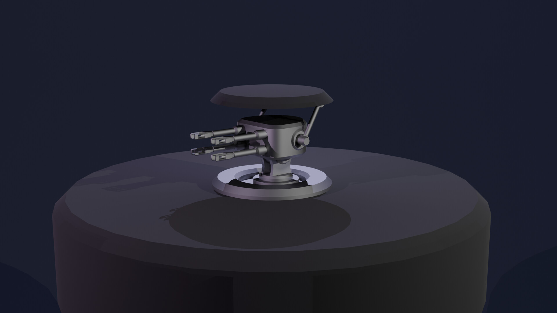 ArtStation - Deployable Turret & Artillery Cannon