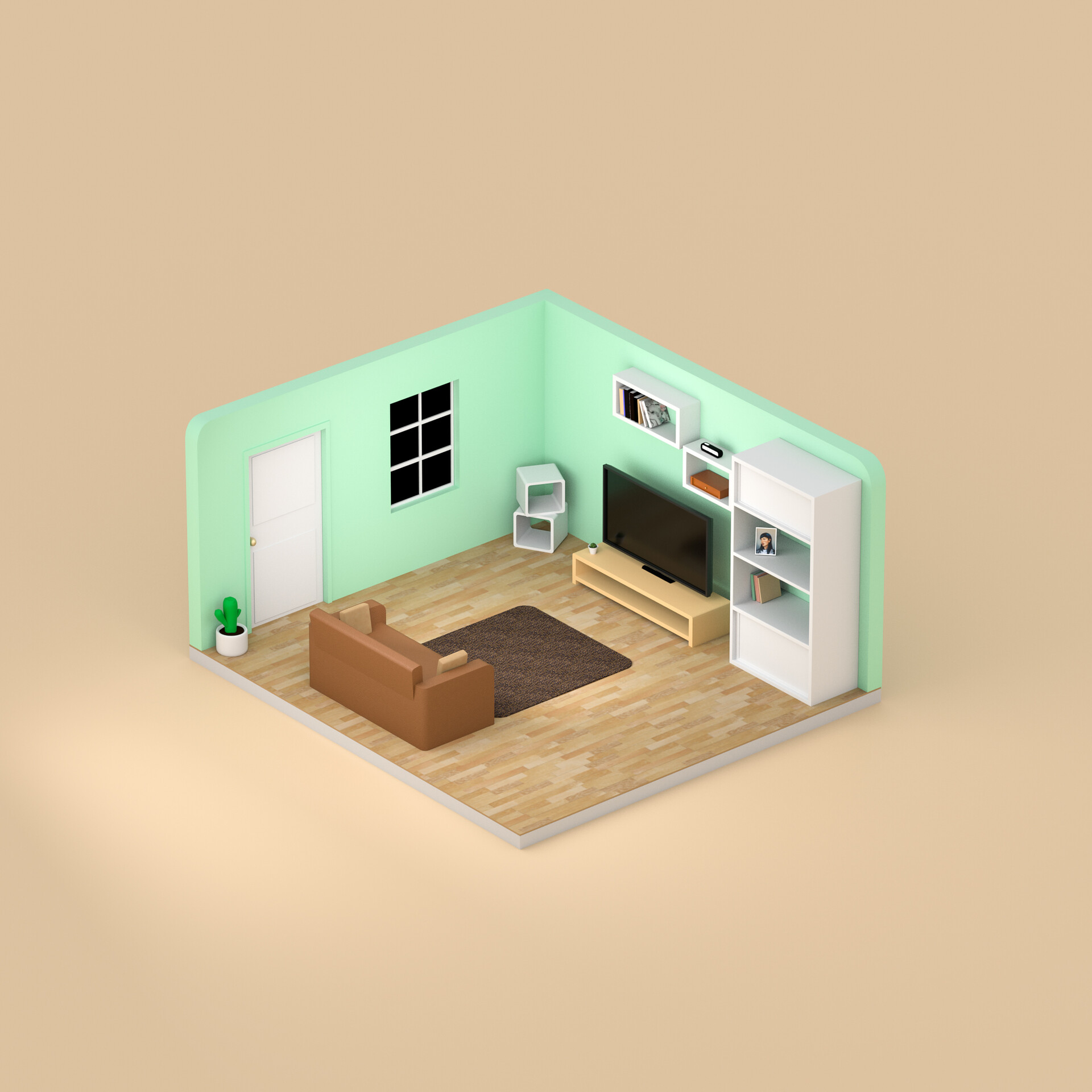 ArtStation - SIMPLE ROOM