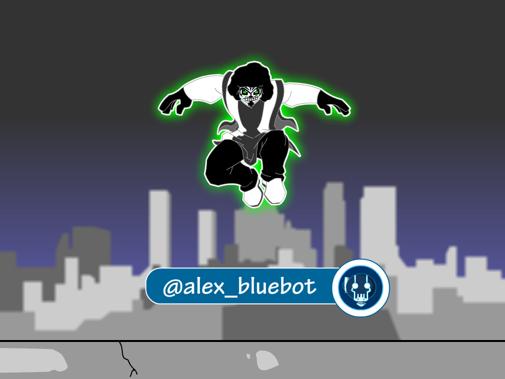 ArtStation - Alex_Bluebot_Blaxican swooshing down