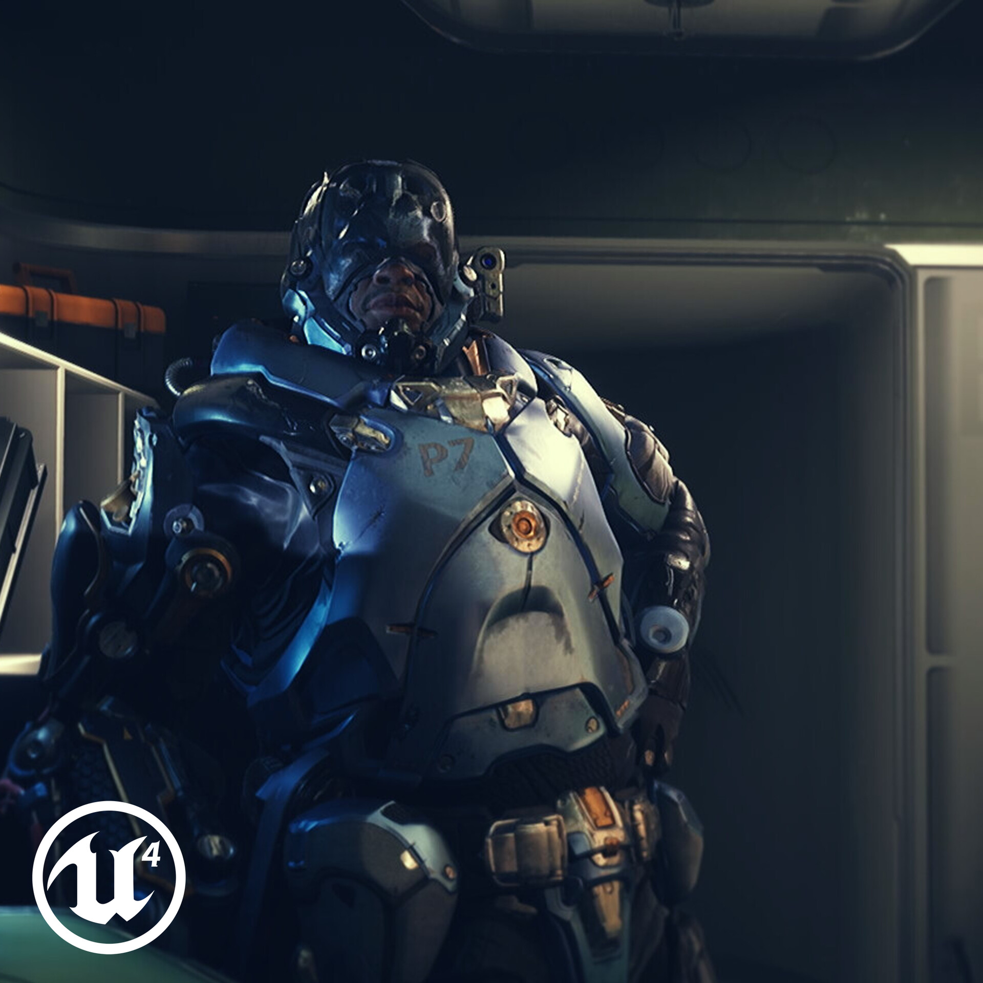 ArtStation - The Gunsmith -Character Lighting Study-