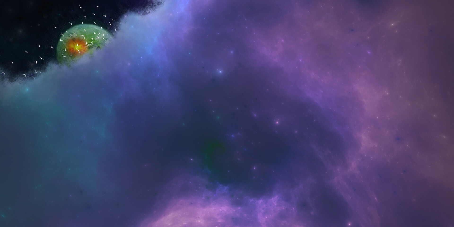 ArtStation - Galaxy inside another galaxy