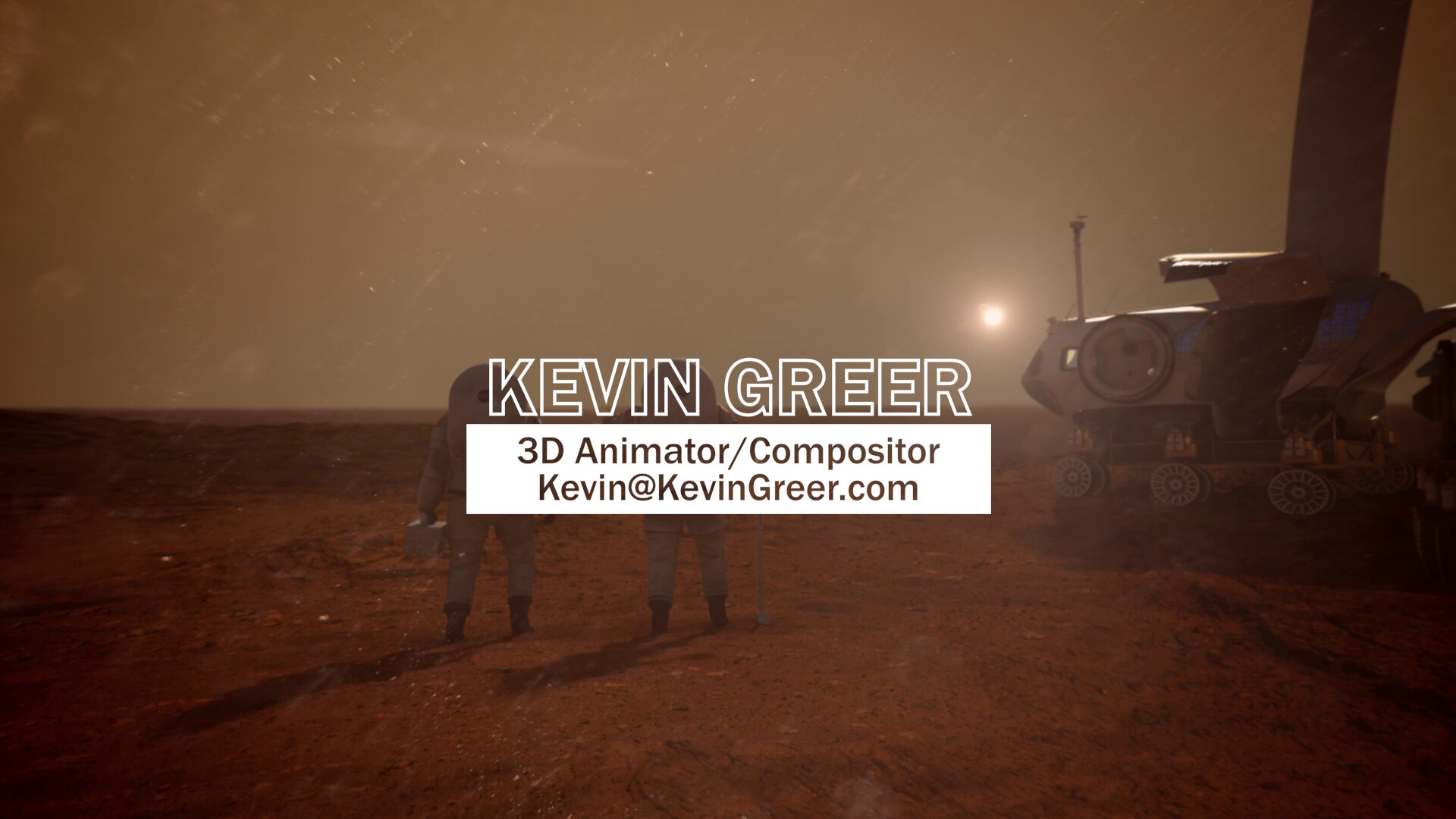 Kevin Greer - Kevin Greer - Demo Reel