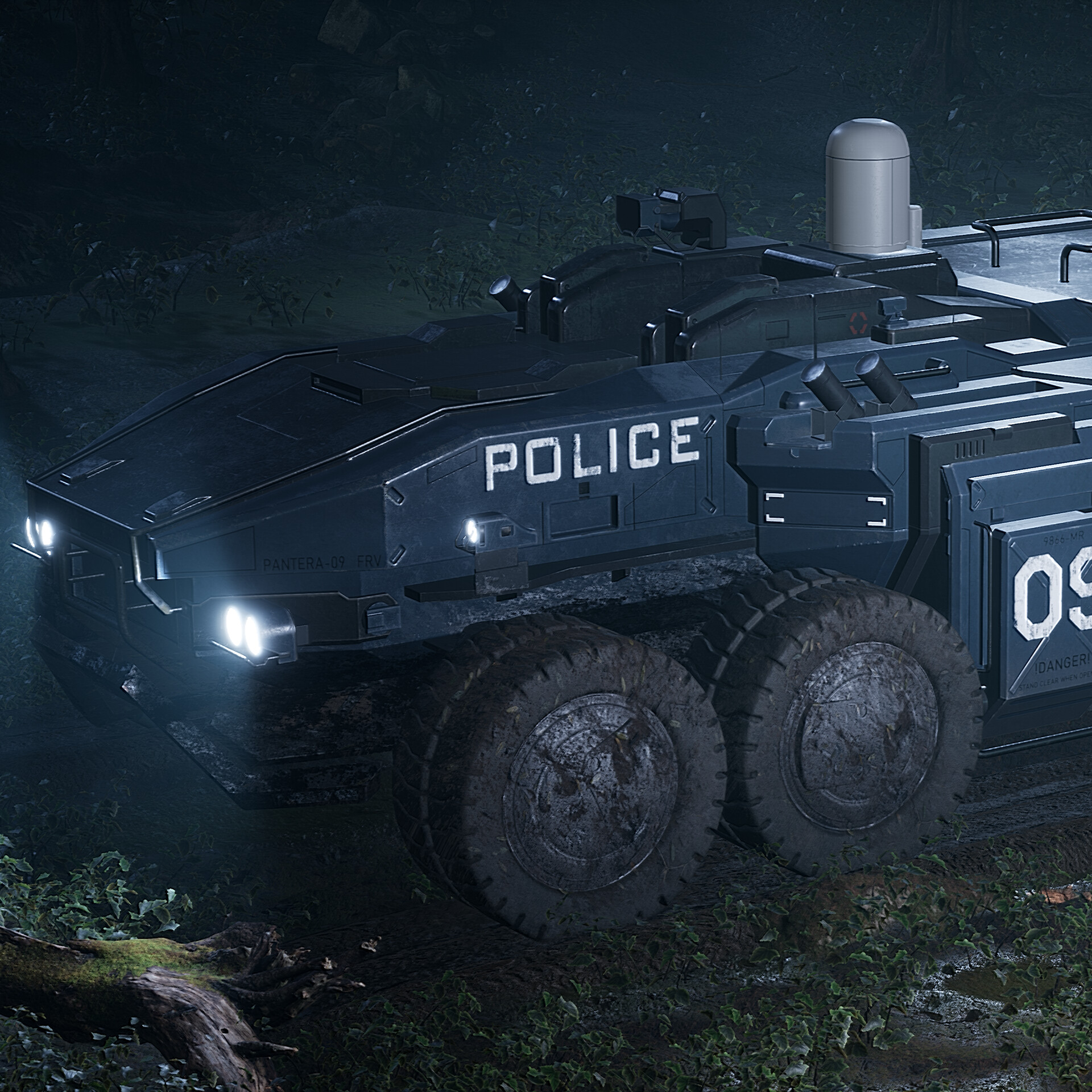ArtStation - Police APC