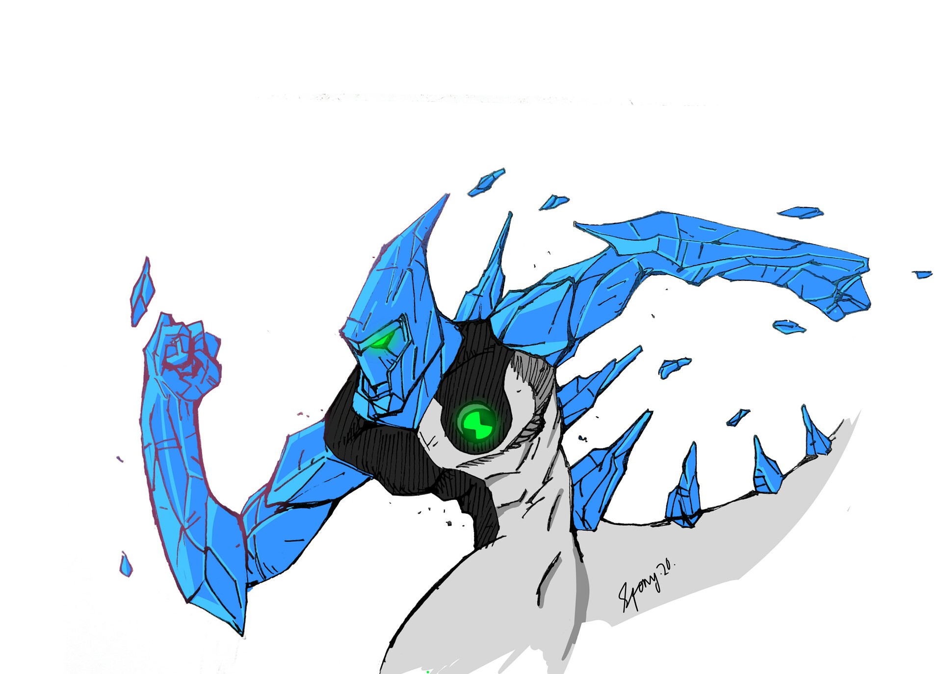 ArtStation - Gotta hit 'em hard 'n fast