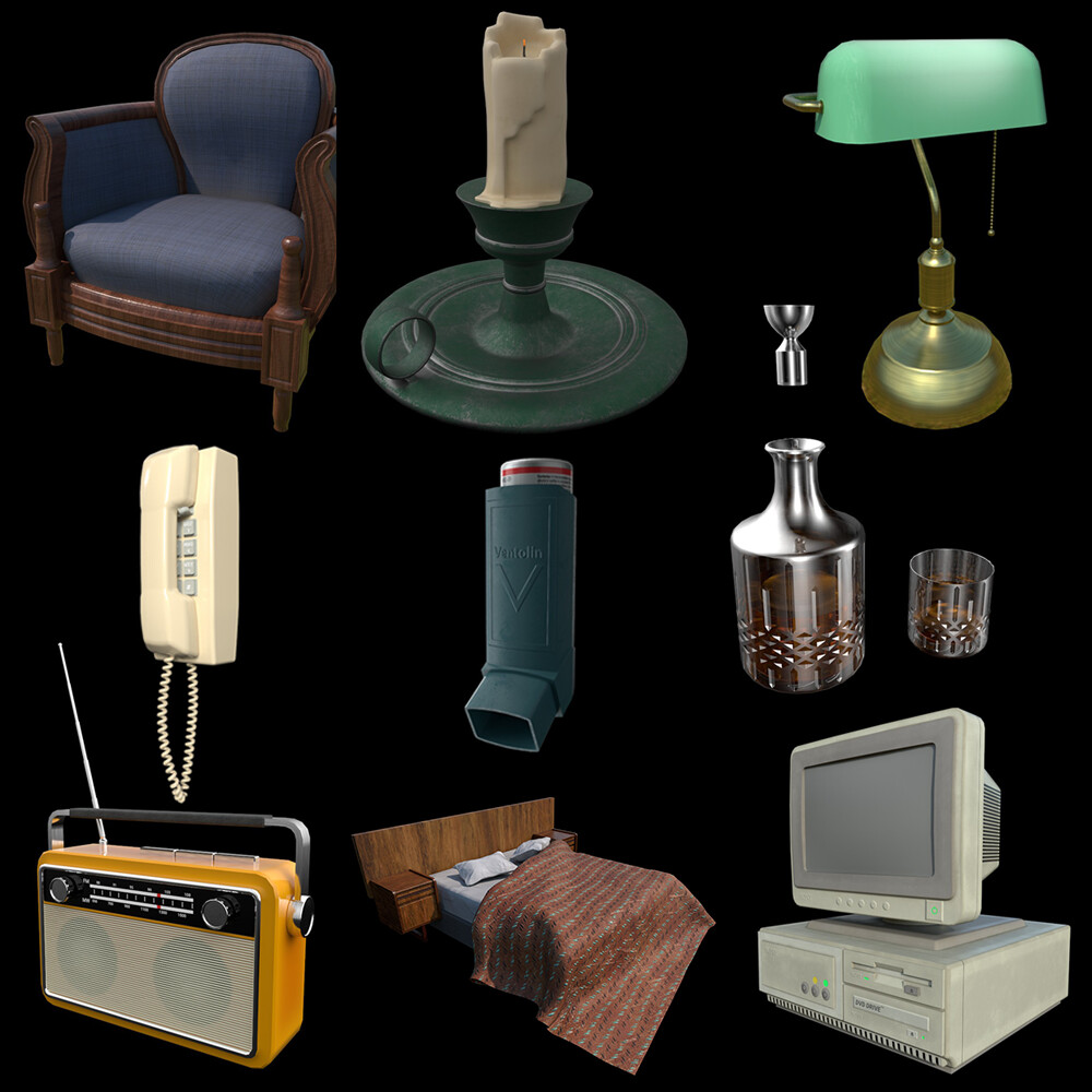 ArtStation - Asset Pack for Game Proposal Project