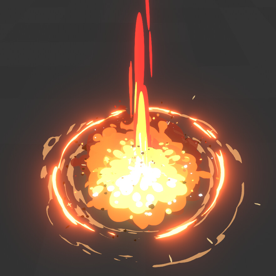 ArtStation - Fire Blast VFX