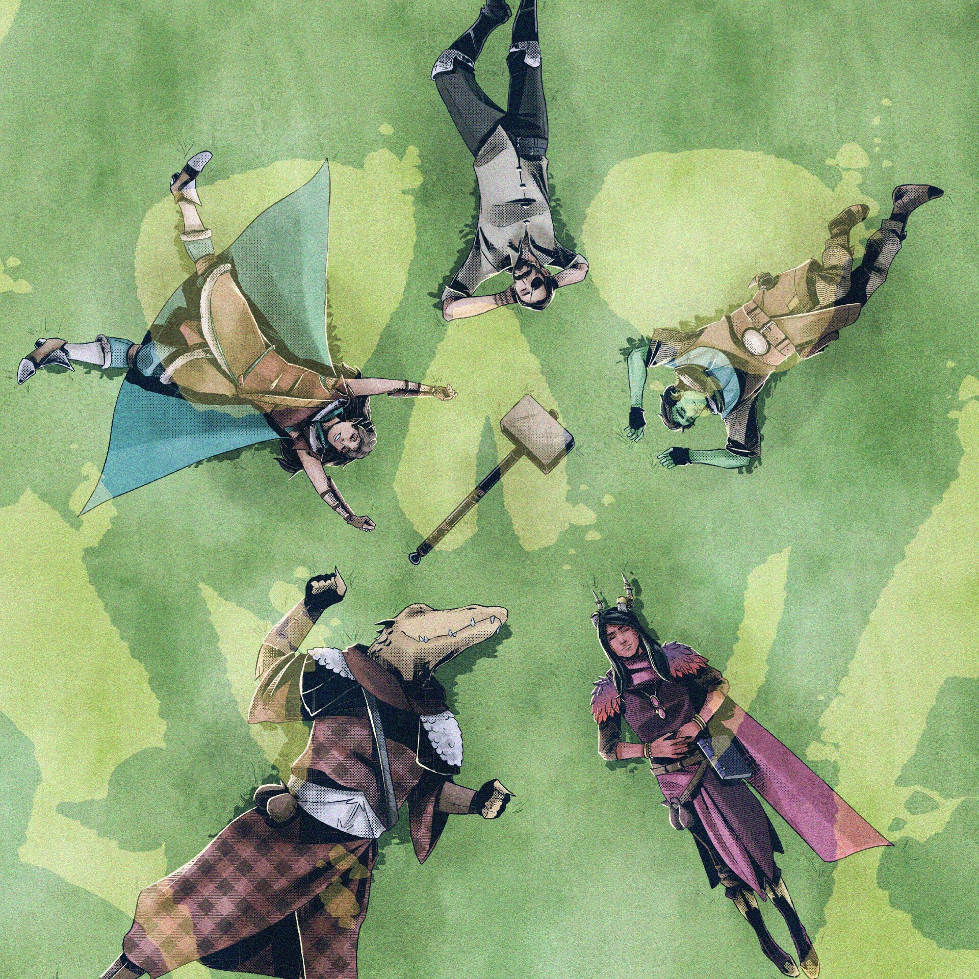 ArtStation - Oxventure! Bone To Pick Process Breakdown