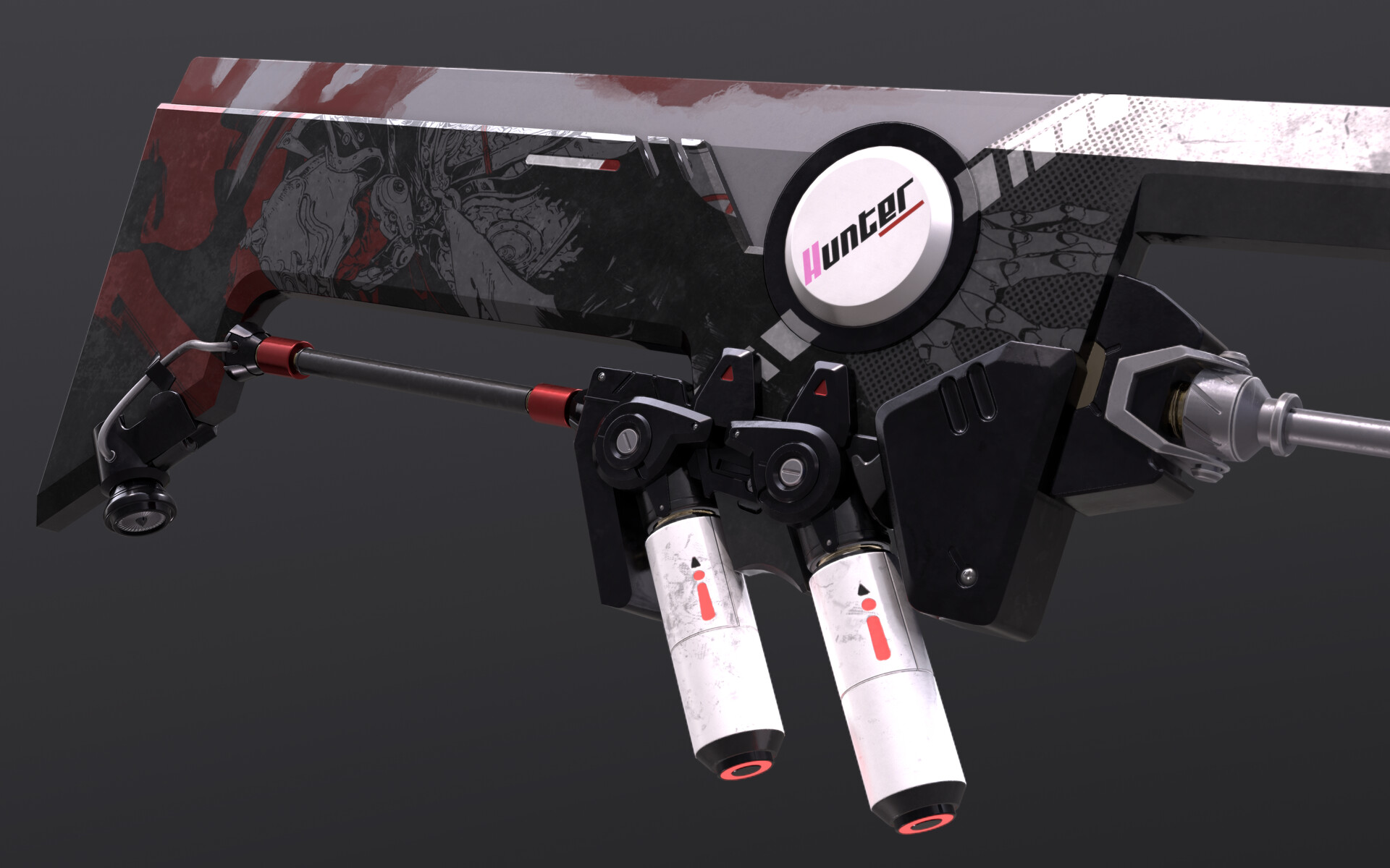 ArtStation - Hunter - Cyberpunk Engine Blade