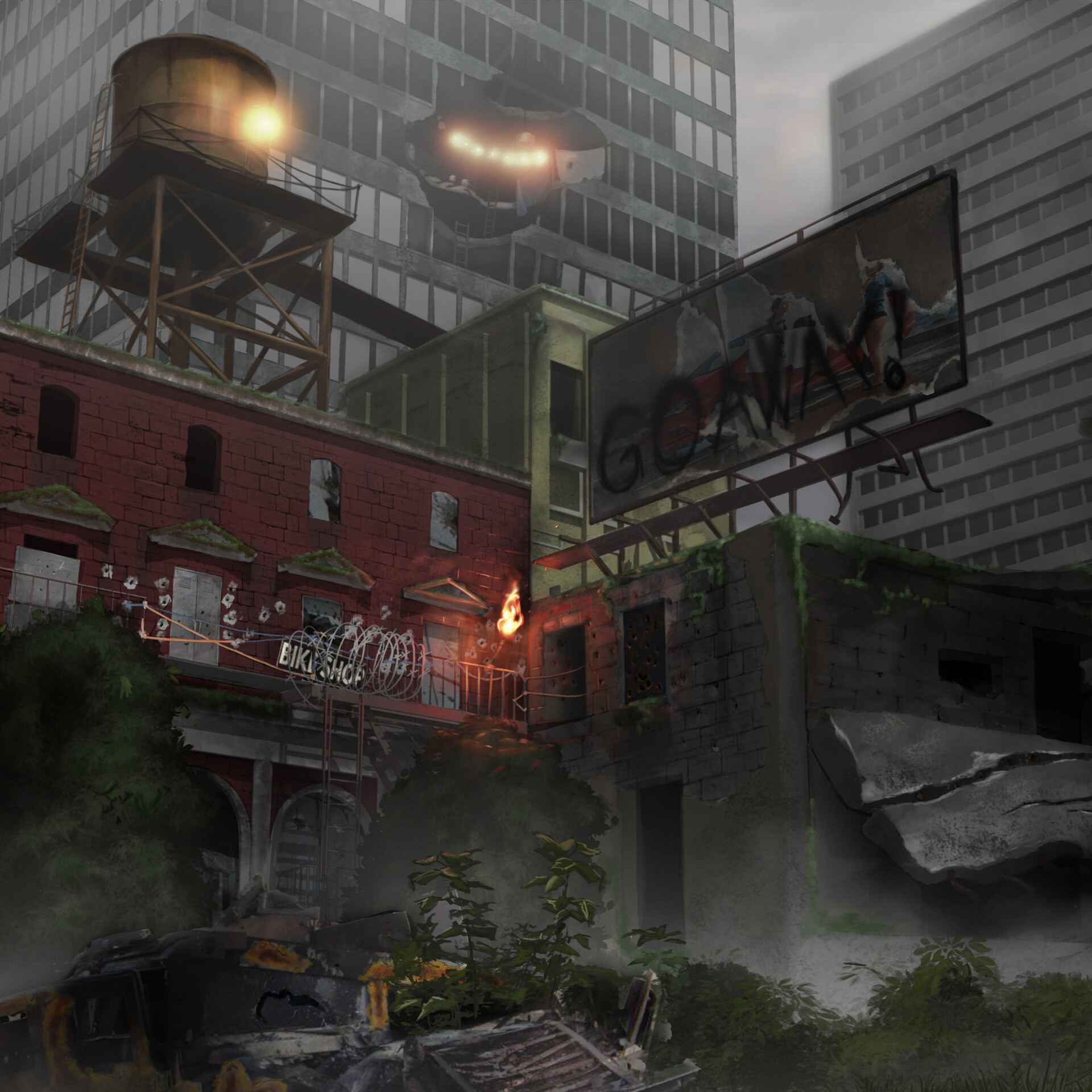 ArtStation - Environment Paint Over