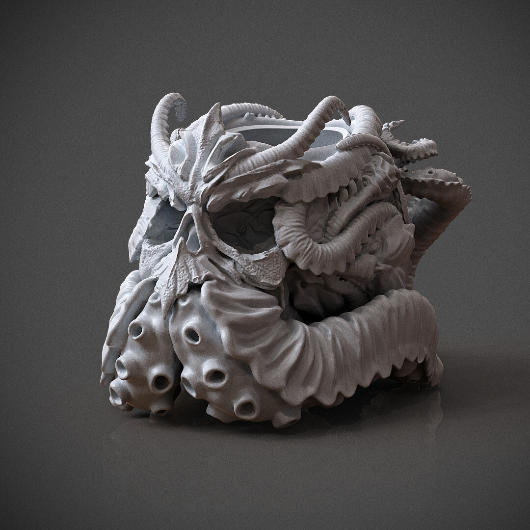 ArtStation - Cthulhu Skull