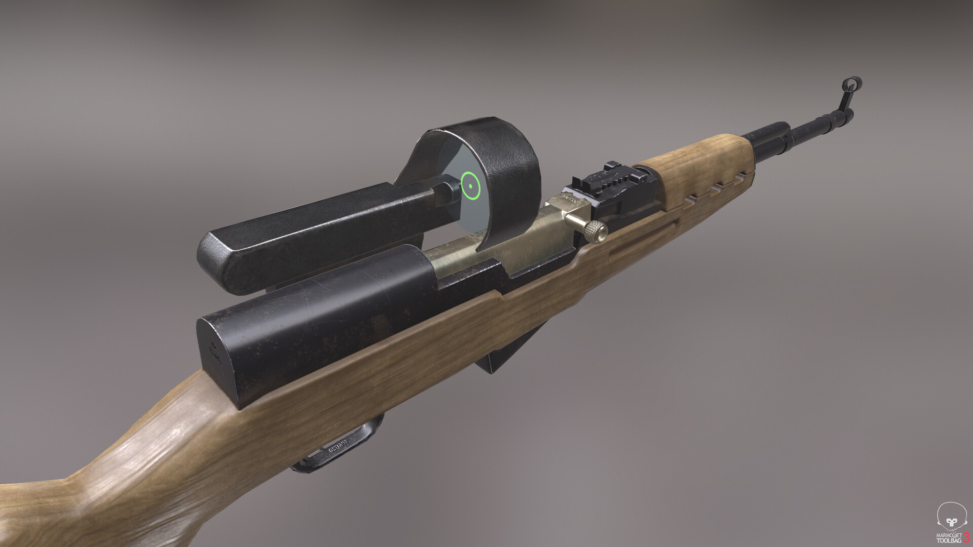 ArtStation - SKS with OPK-7 Sight