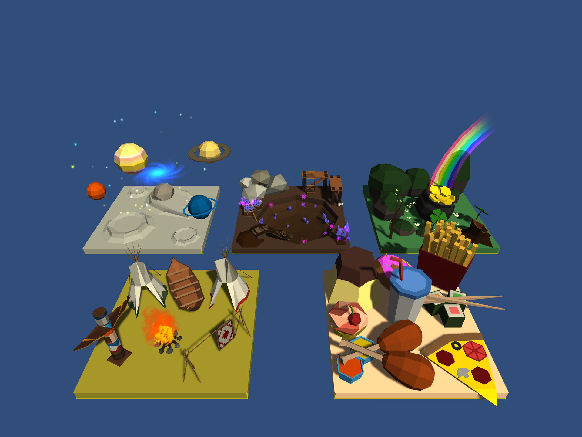 ArtStation - Mini Worlds set #3