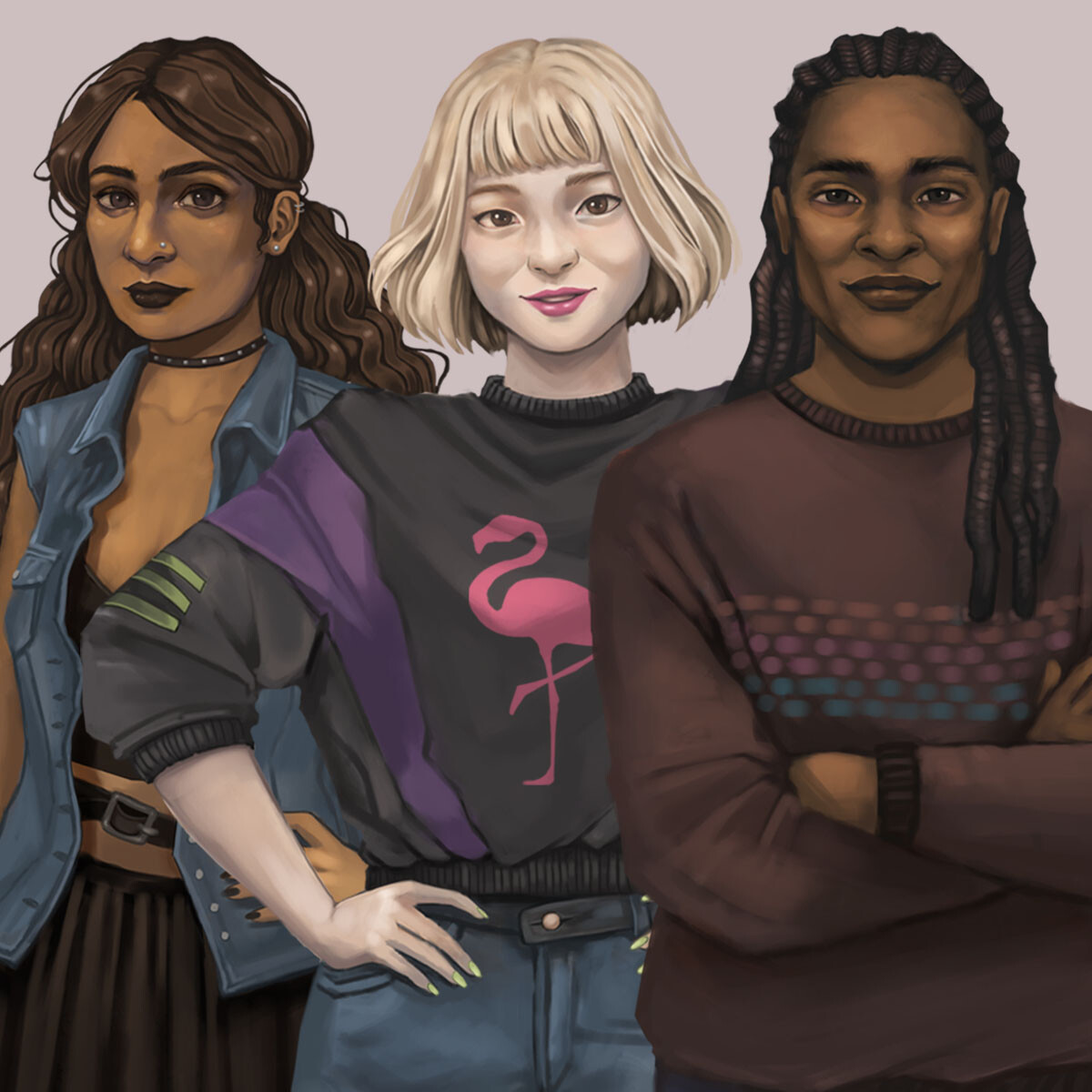 ArtStation - Visual Novel Characters