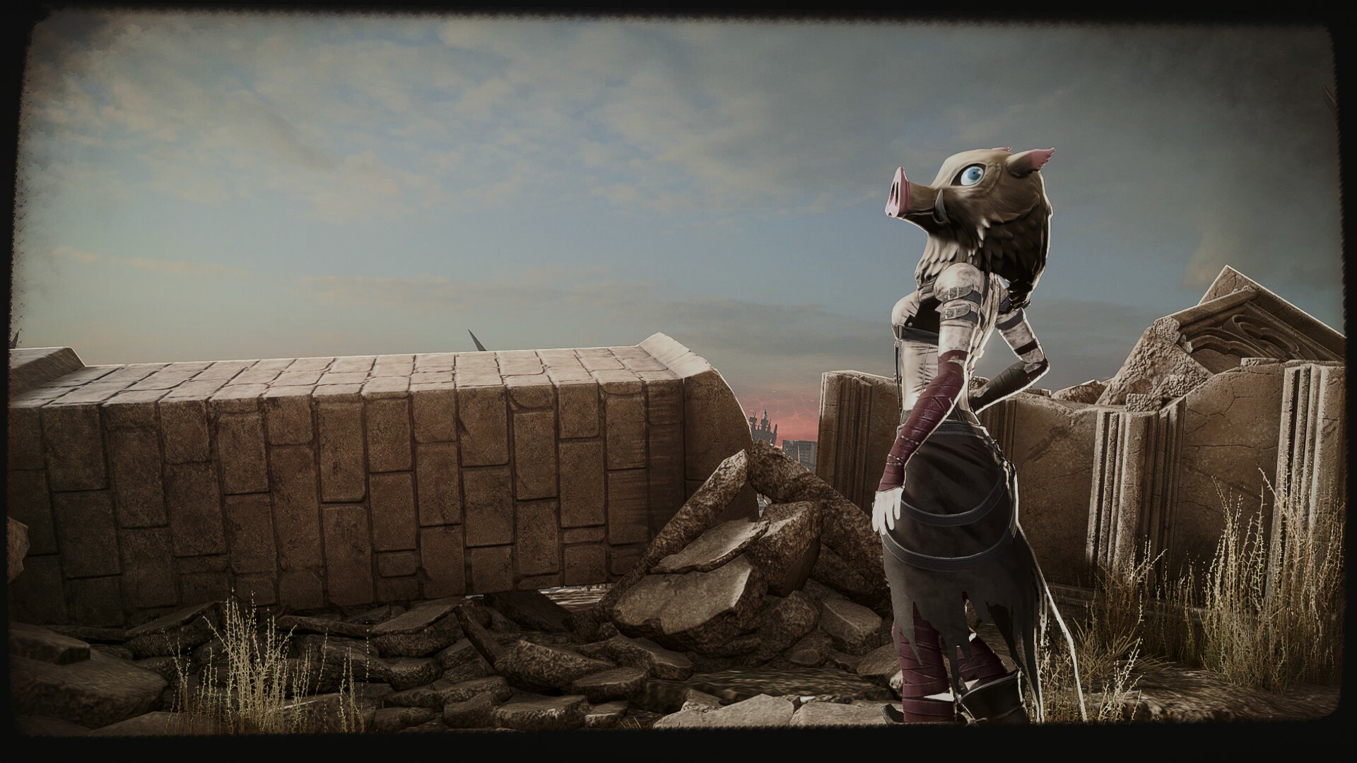 ArtStation - Inosuke Head - Code Vein Mod