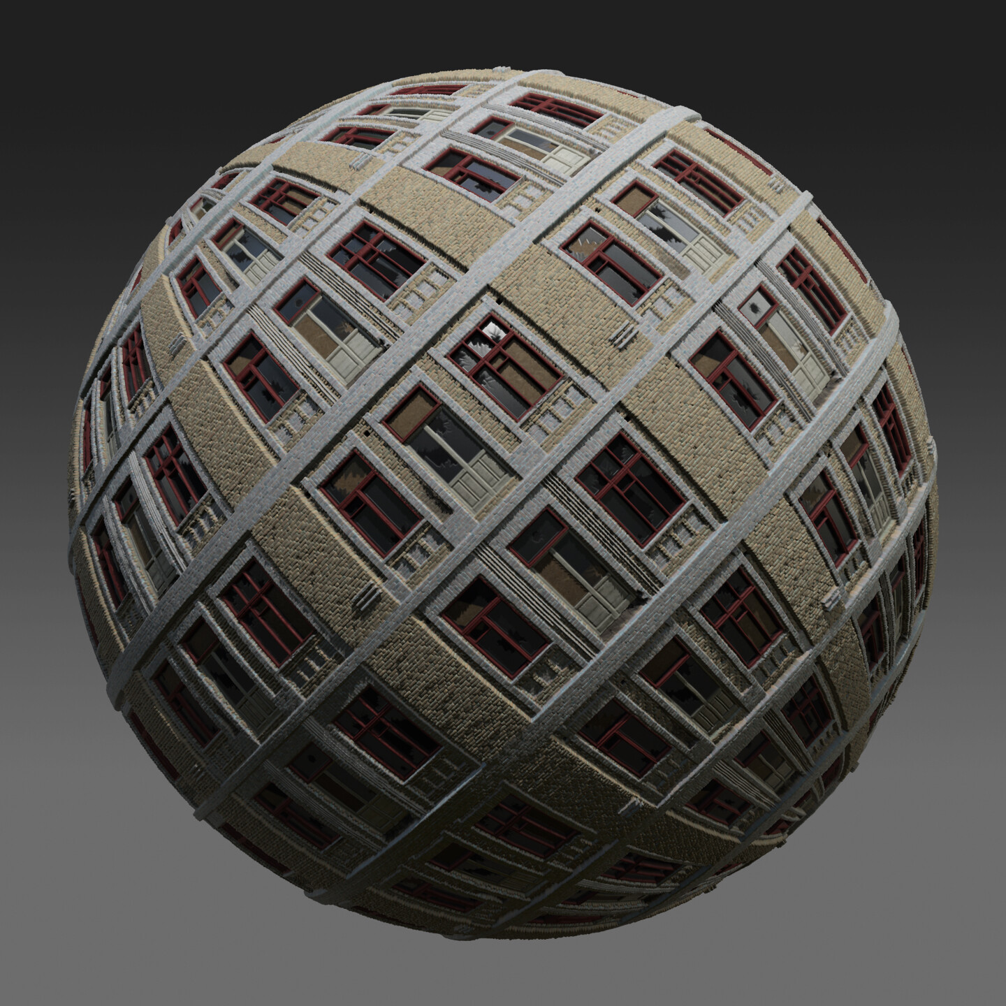 ArtStation - Brick Window 2 - Quixel Mixer