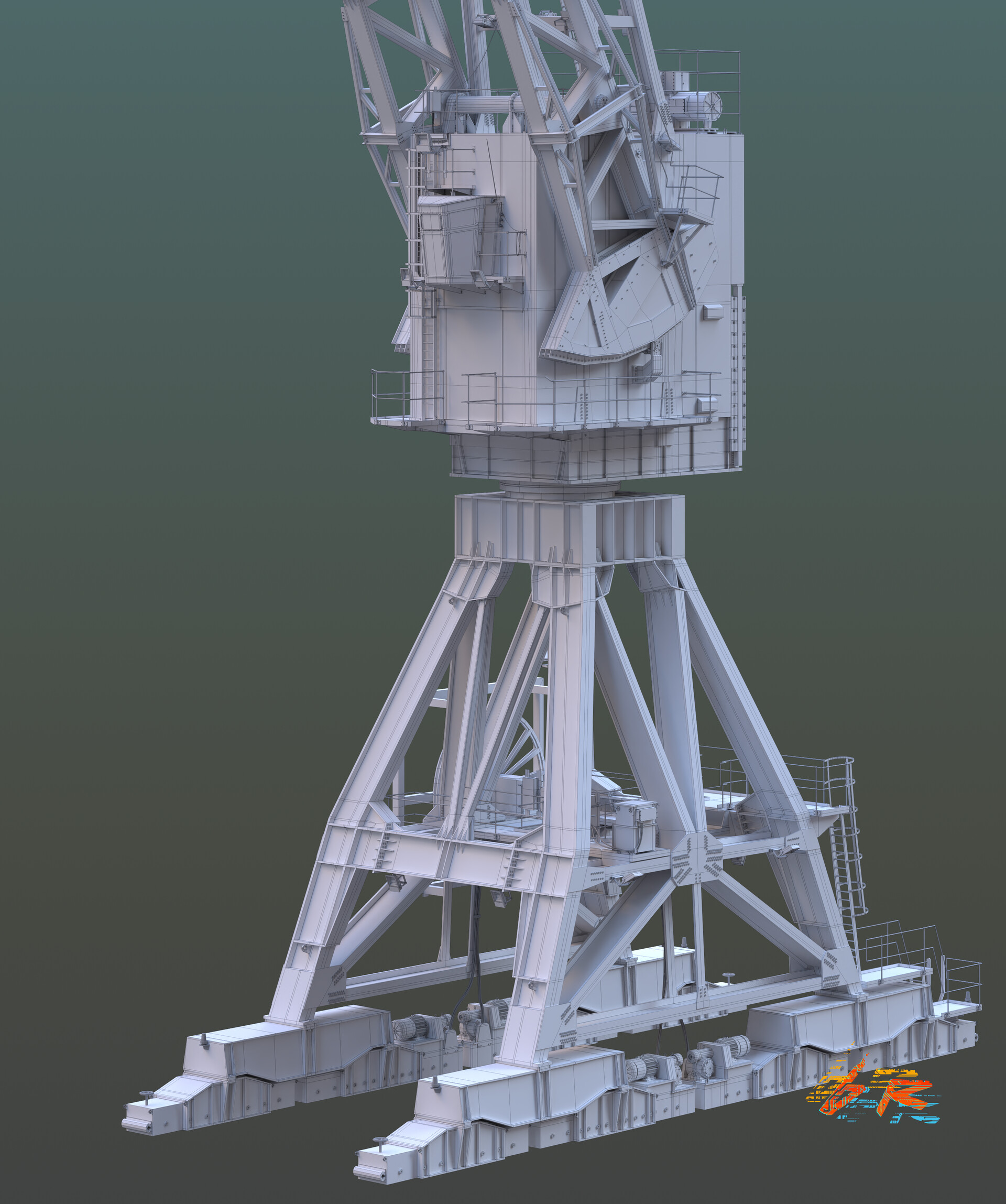 ArtStation - Dock Crane