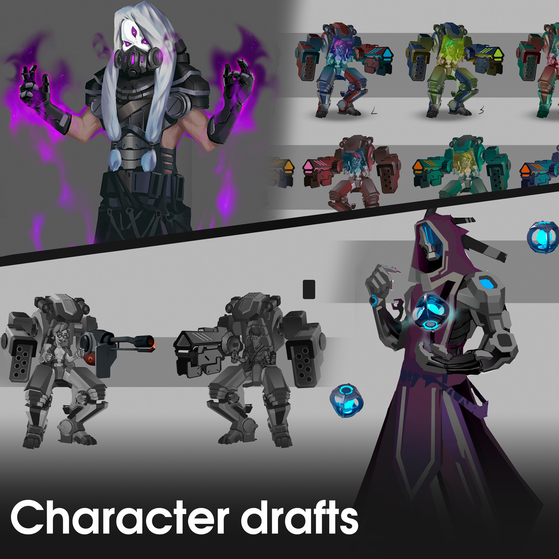 ArtStation - Character drafts 2019