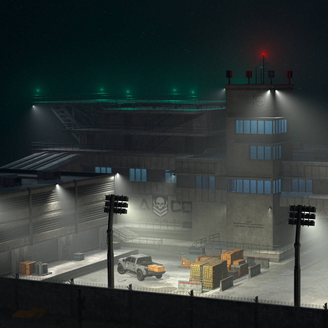 ArtStation - Night Compound