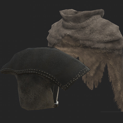 ArtStation - Wheat straw cape.