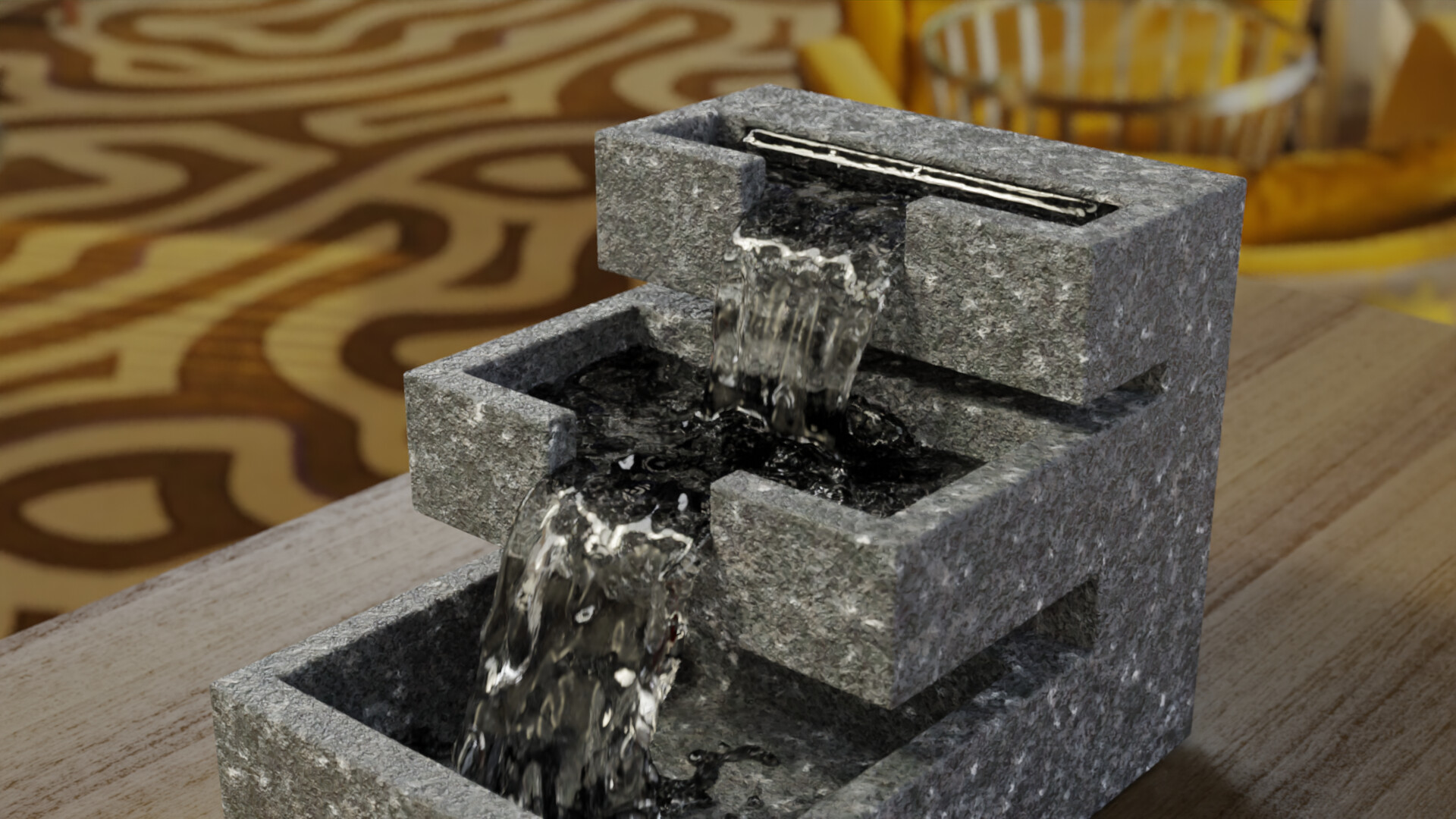 ArtStation - Water fountain Simulation