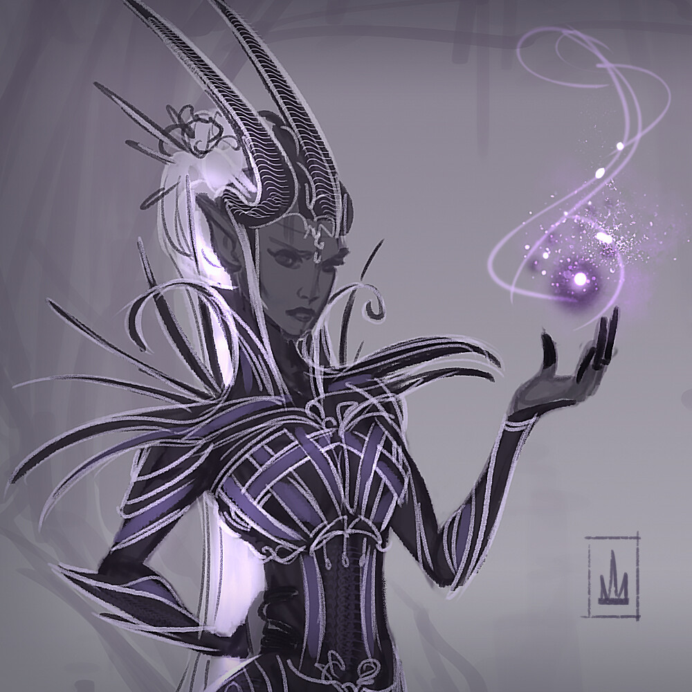 ArtStation - Dark Elf - Costume Design