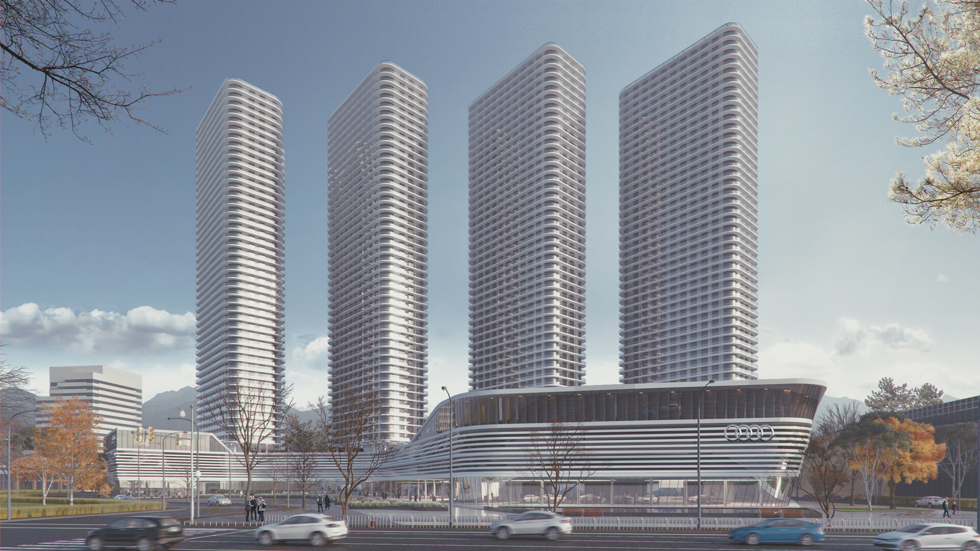 ArtStation - AUDI SHOWROOM CAR