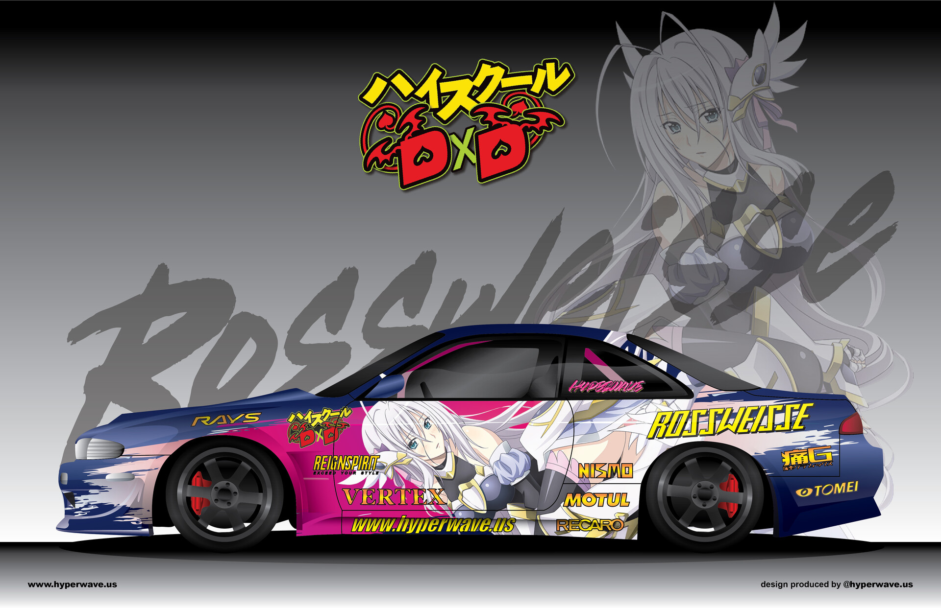 ArtStation - Nissan 240sx/Silvia S14 Zenki itasha Livery