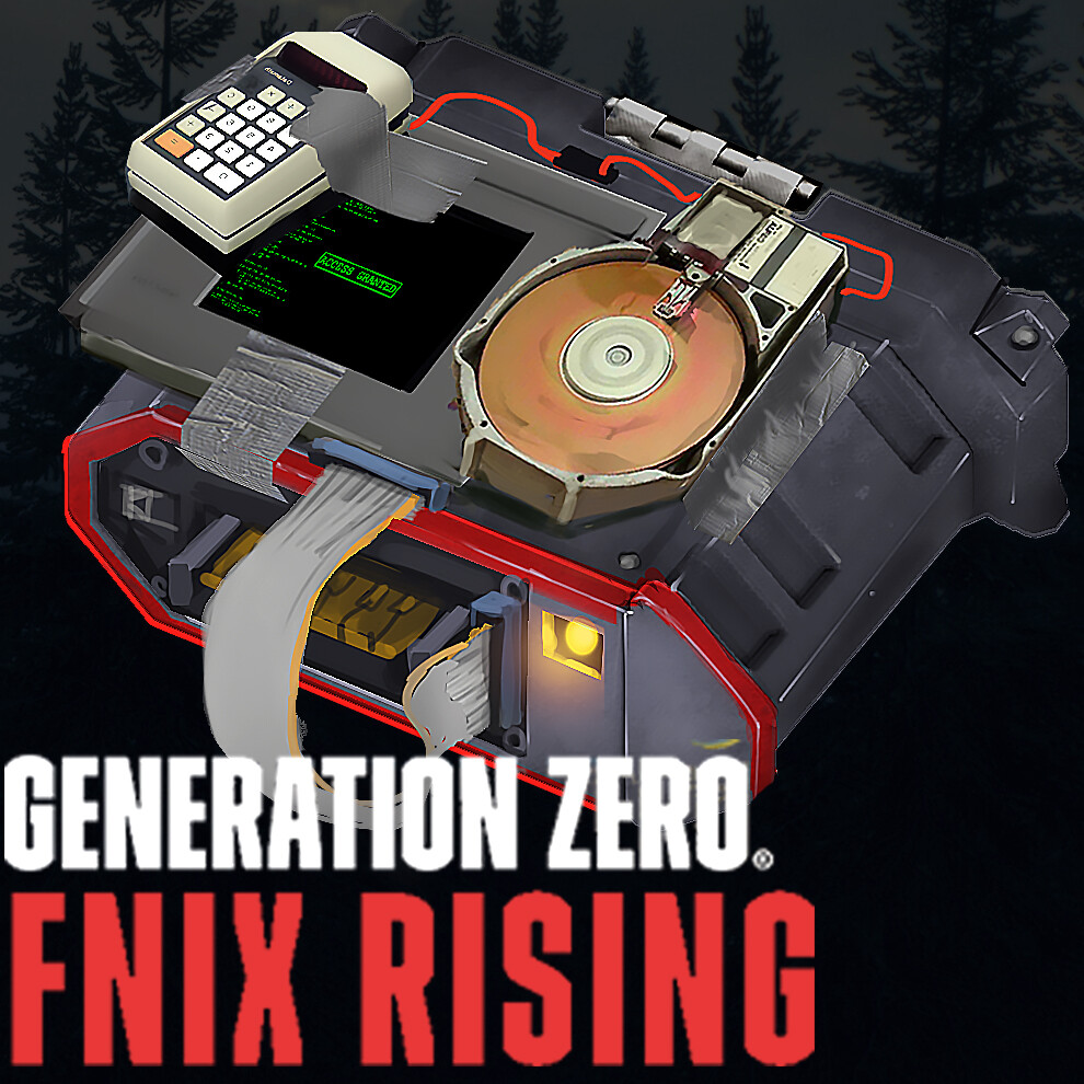 ArtStation - Generation Zero: FNIX Rising - FNIX Console