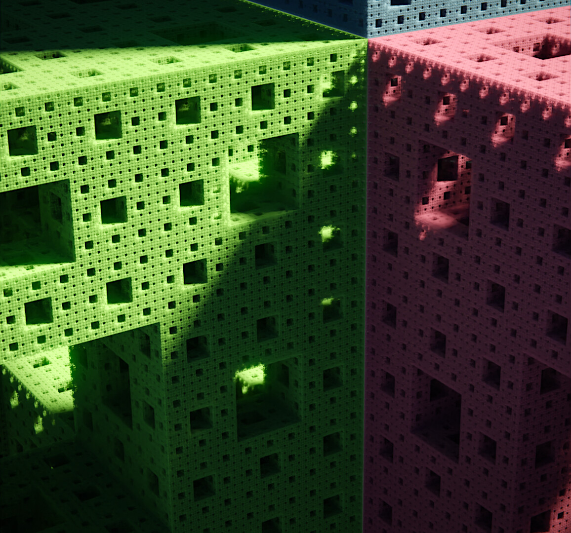 ArtStation - Procedural Menger Sponges
