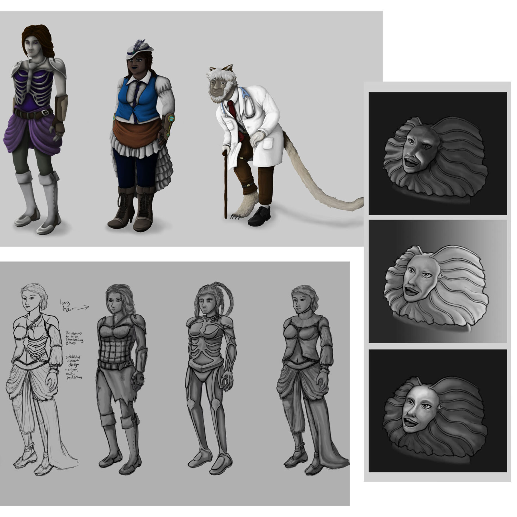 ArtStation - Second Chance Character Concept Art