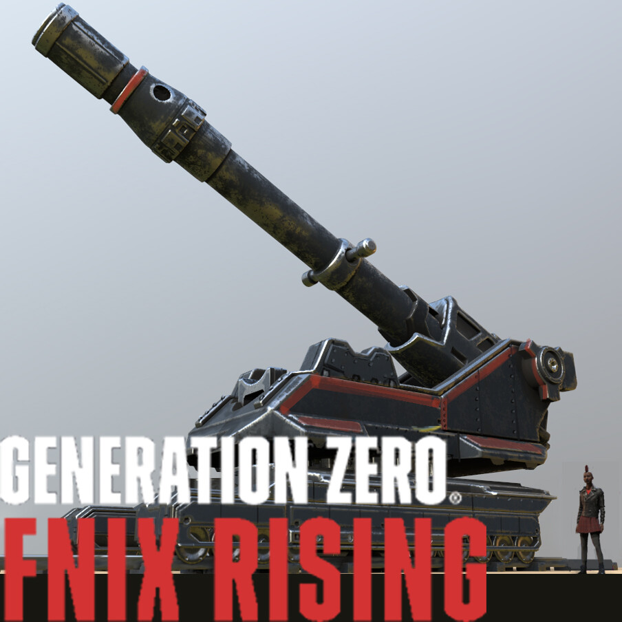ArtStation - Generation Zero: FNIX Rising - FNIX Mega Cannon