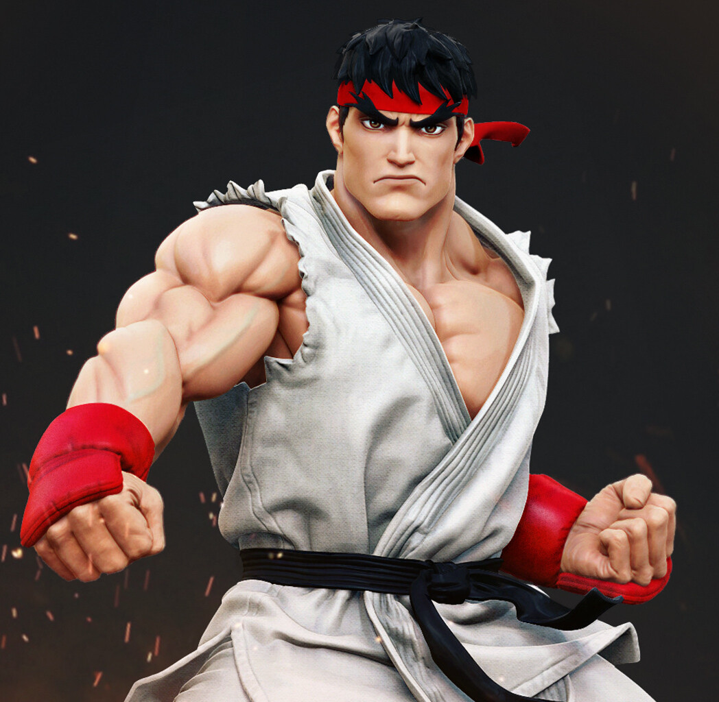 ArtStation - Ryu fan art