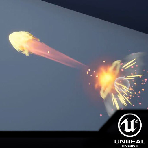 ArtStation - FireBall VFX - UE4 Niagara