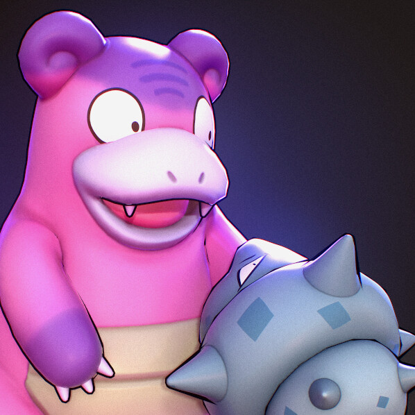ArtStation - Galarian Slowbro