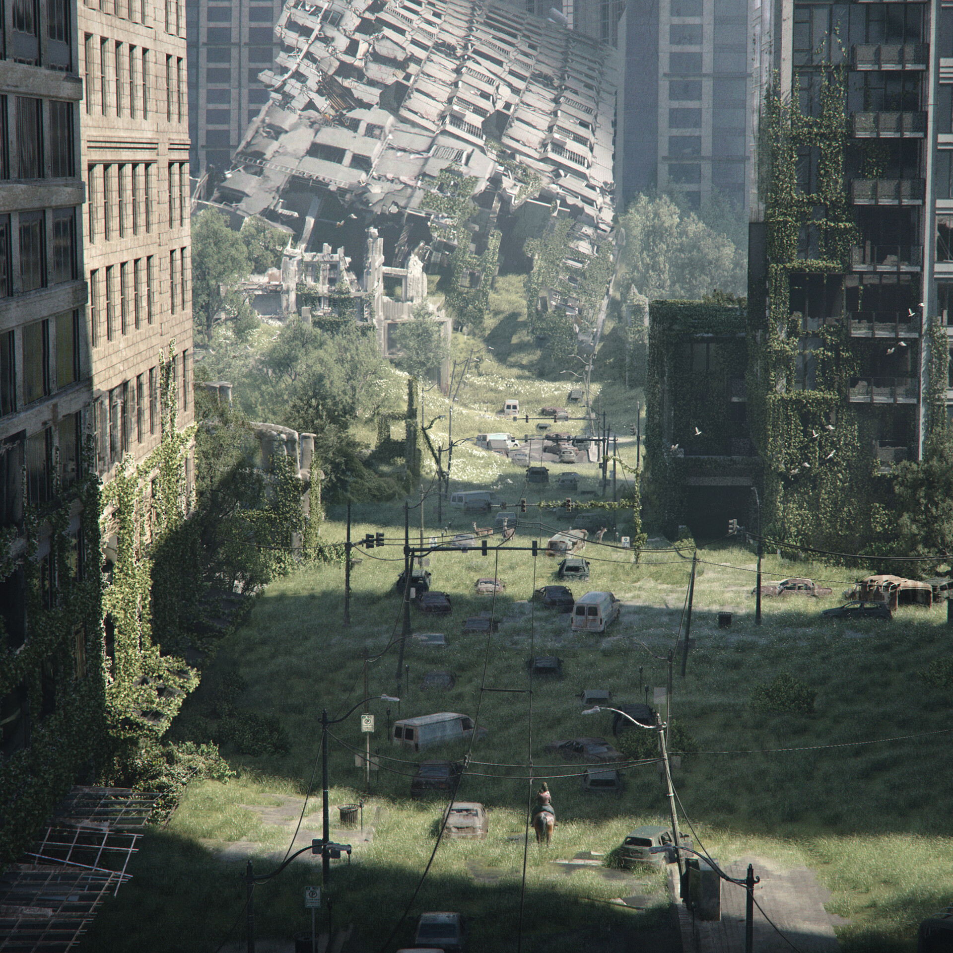 ArtStation - Fallen Building - Seattle Arrival