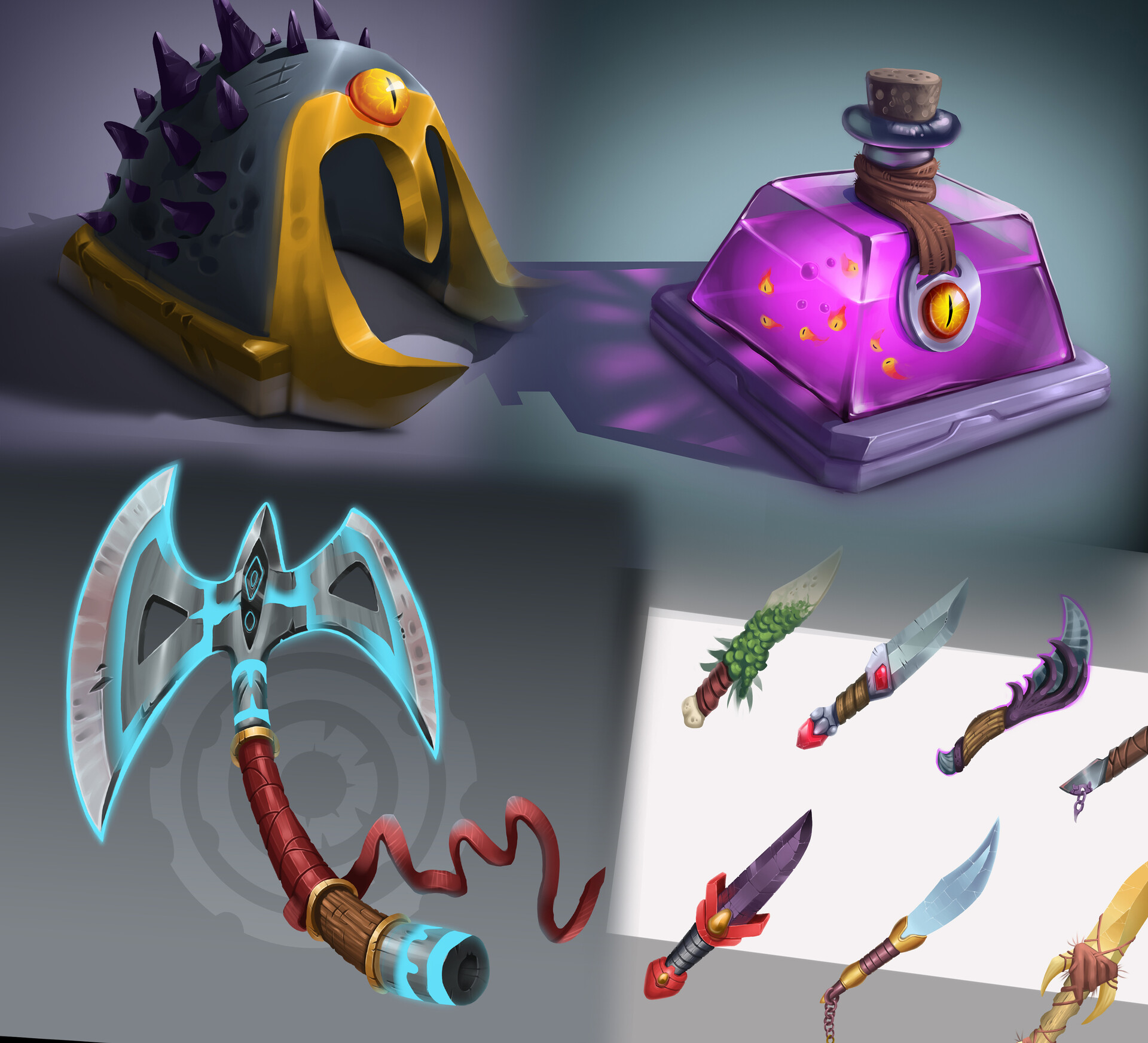 ArtStation - Casual Weapons & Other items Collection.