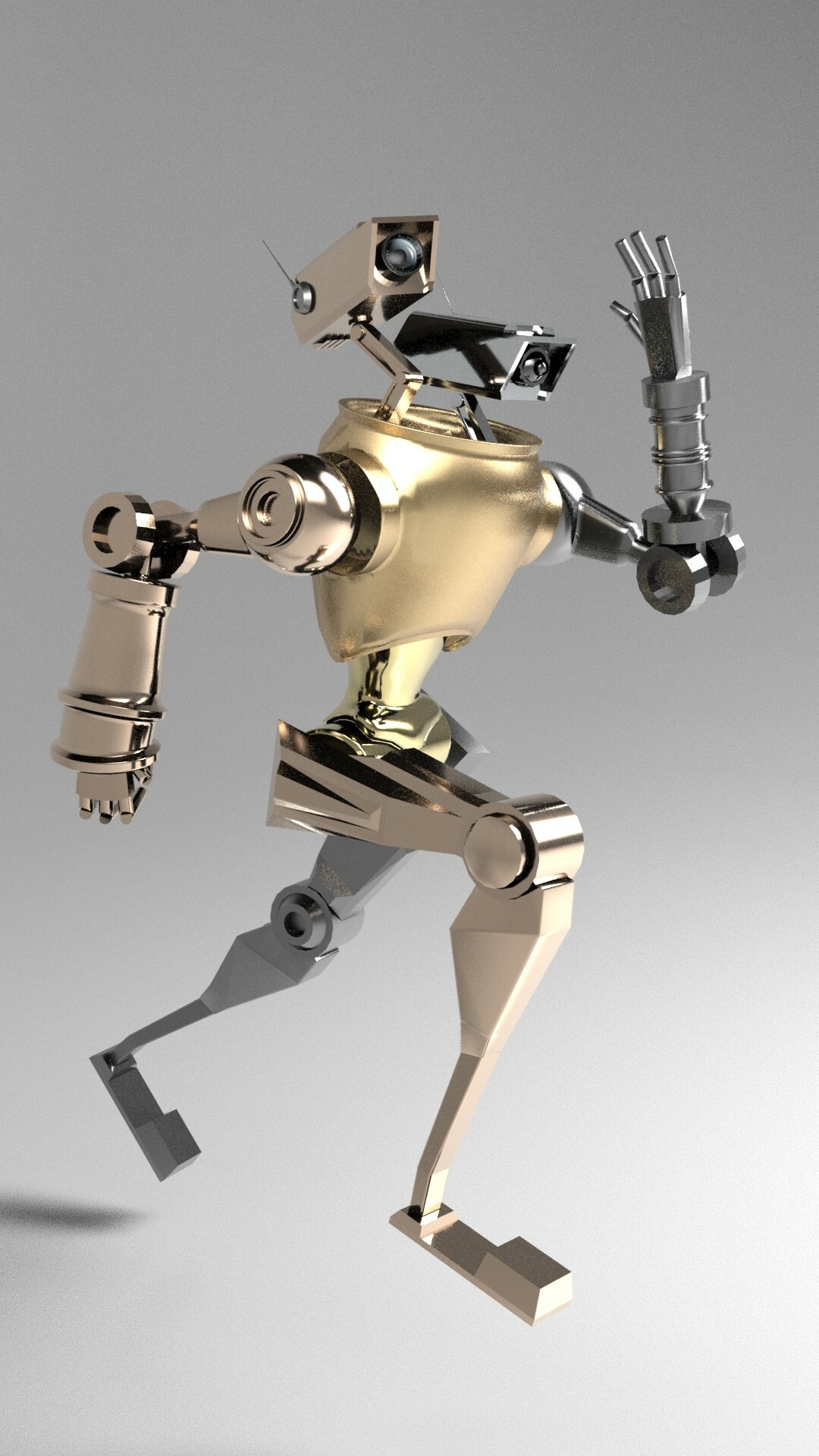 ArtStation - Two-Headed Robot