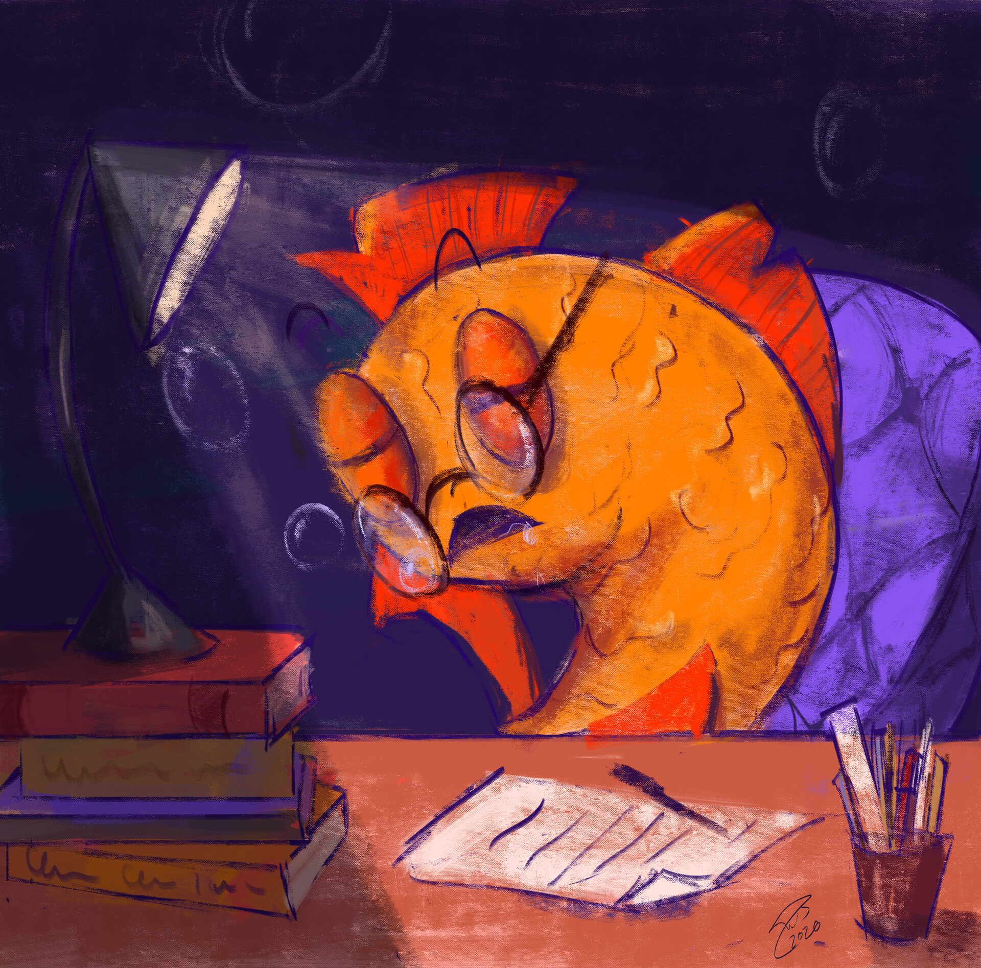 ArtStation - Sleepy fish (2/6)