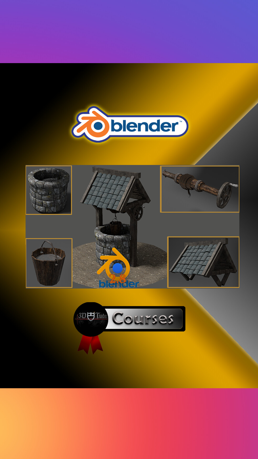 ArtStation - Blender 2 8 Creating your First 3D Game Model Full Course