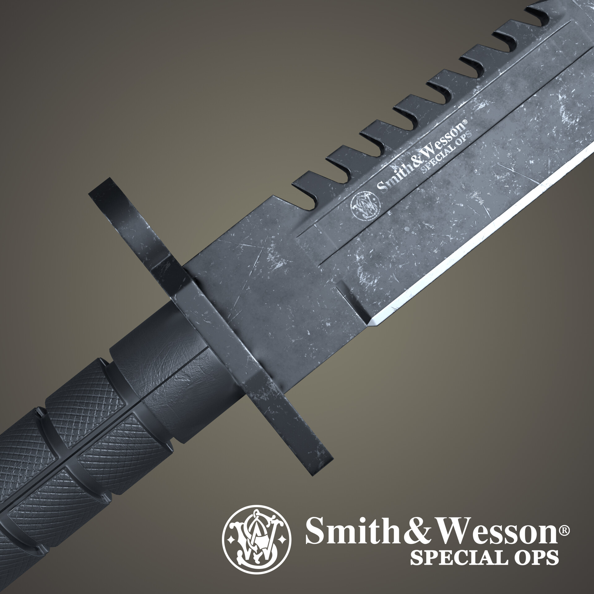 ArtStation - M-9 l Smith & Wesson Special Ops SW3B