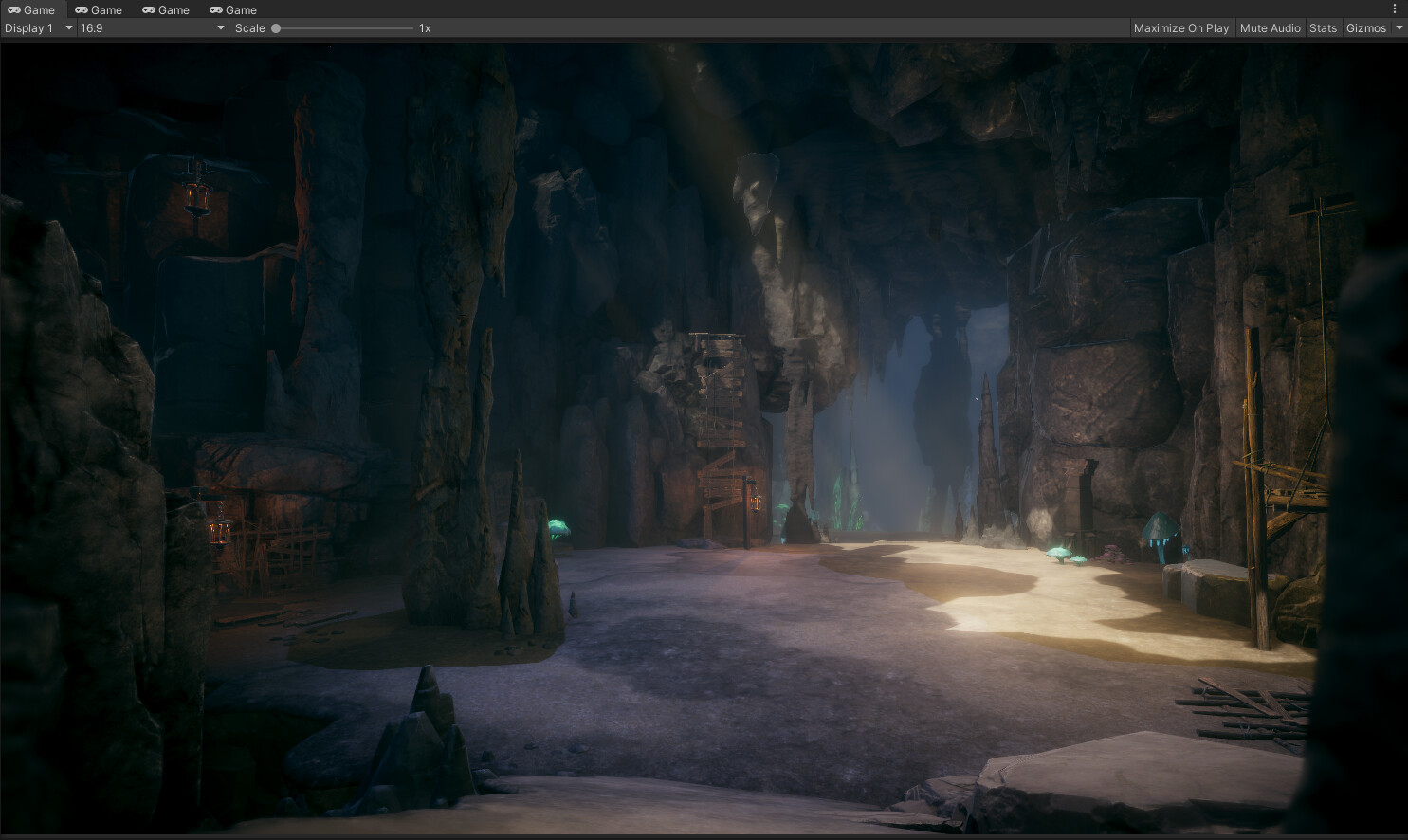 ArtStation - cave unity layout test