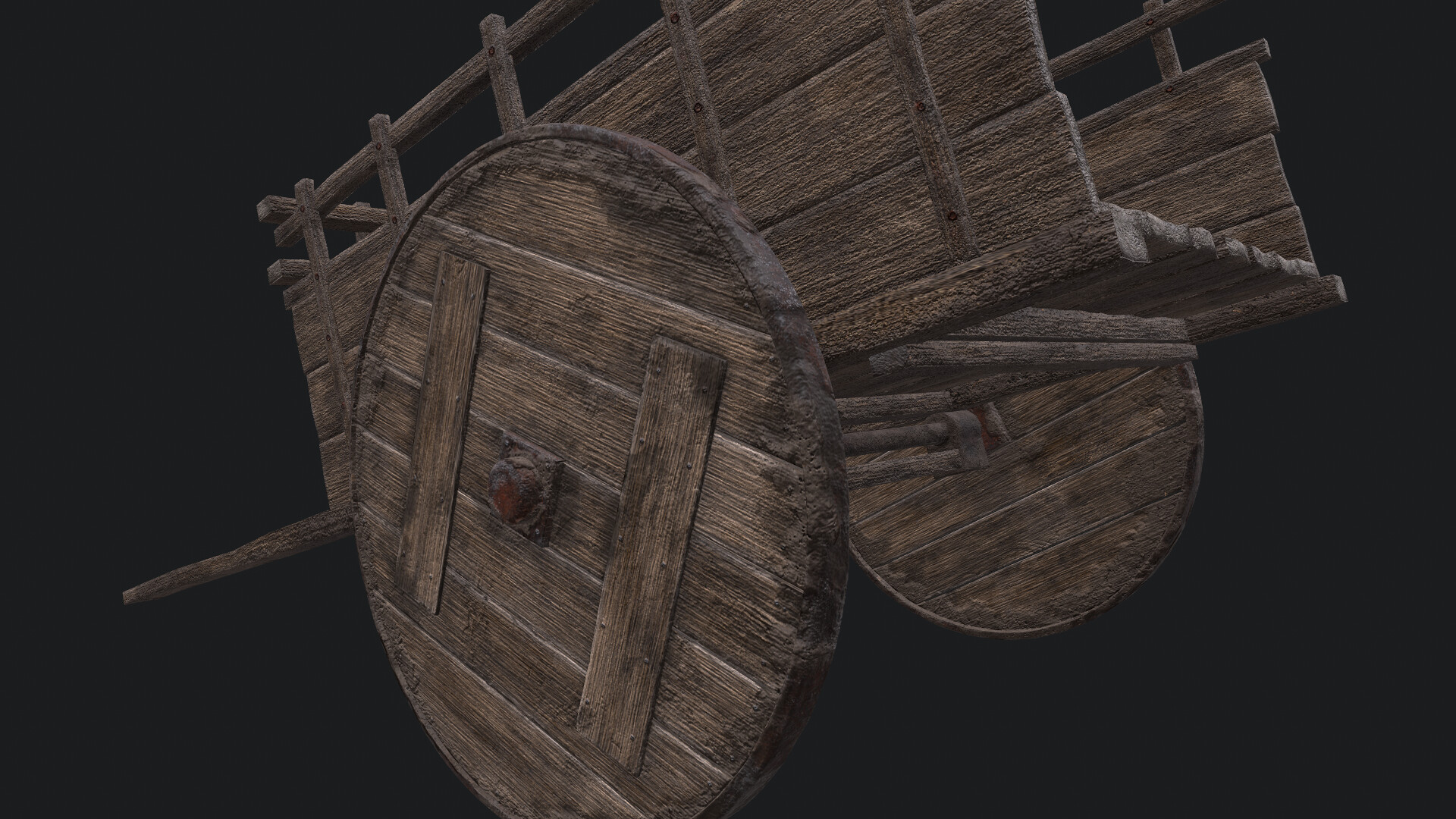 ArtStation - Old Wooden Cart - RPG Project