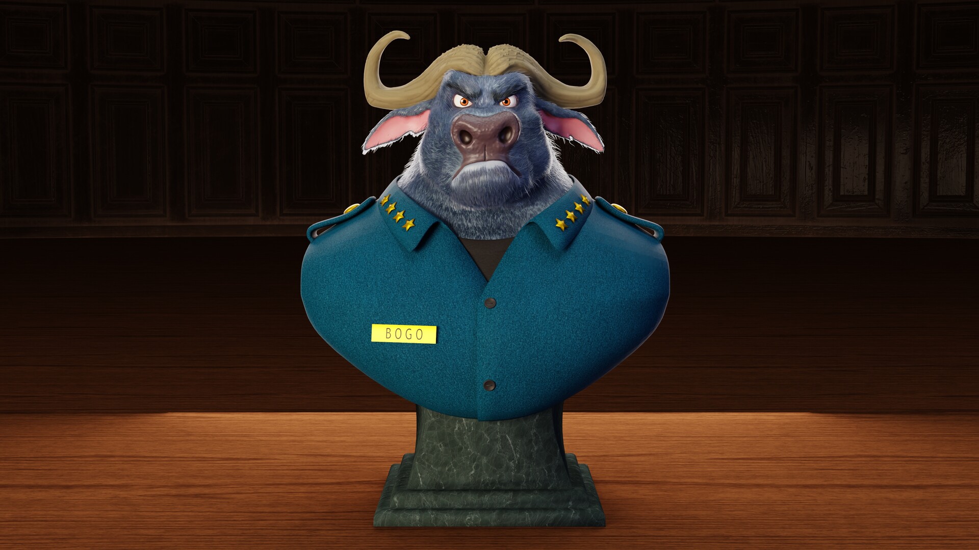 ArtStation - Chief Bogo Bust