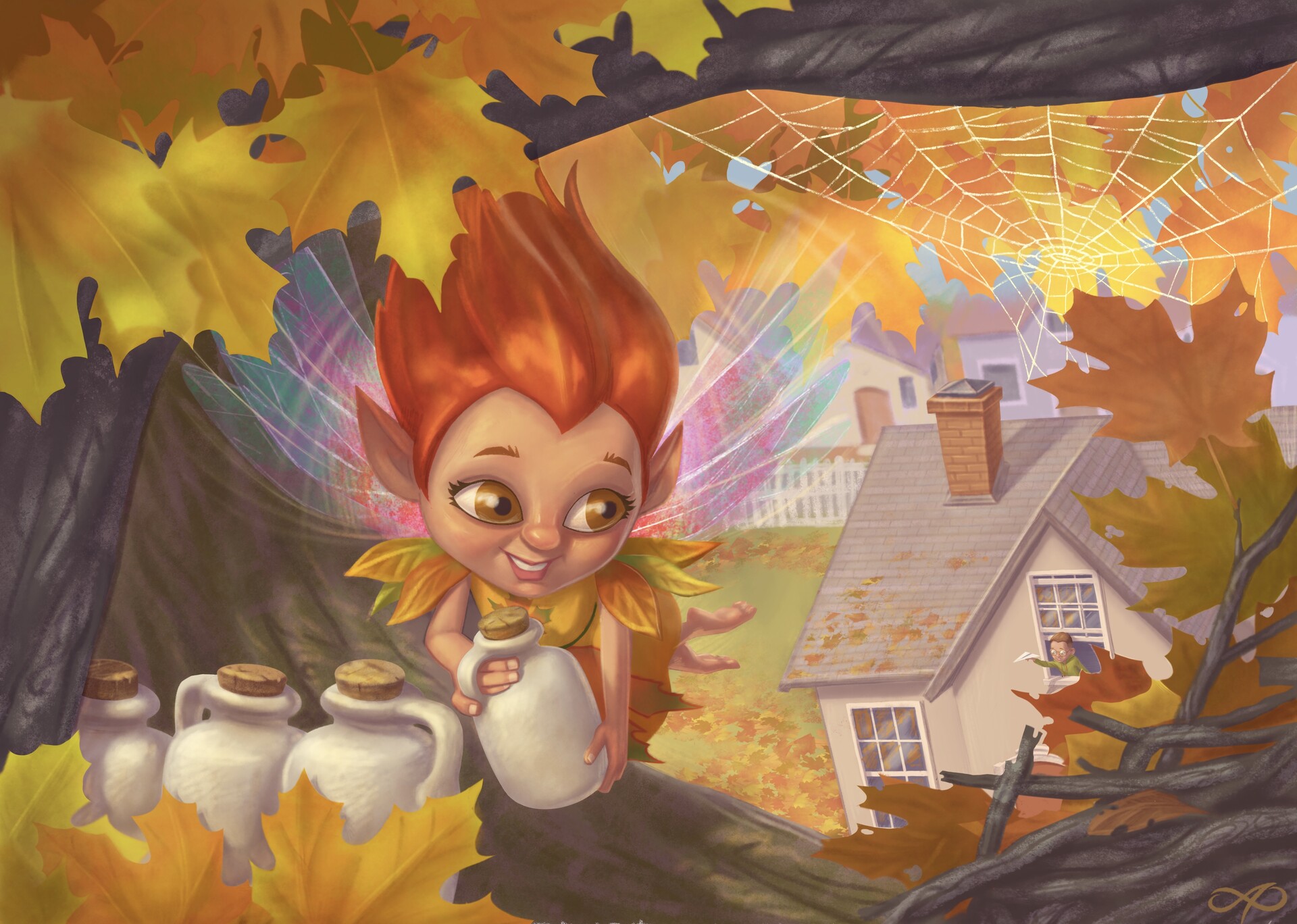 ArtStation - Fay the Maple Fairy and the Tree Doctor children’s book ...