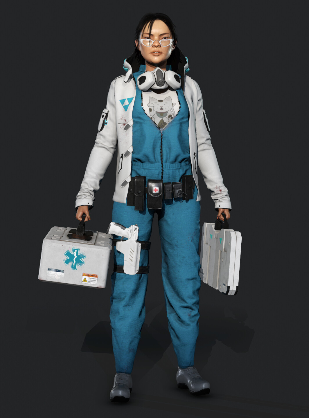 Keith Lai - Street Medic - (low poly character)