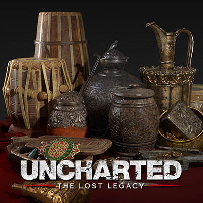 ArtStation - Uncharted : The Lost Legacy Environment & Props Modeling