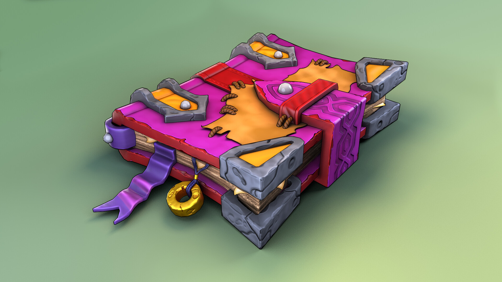 ArtStation - Fantasy Book Toon