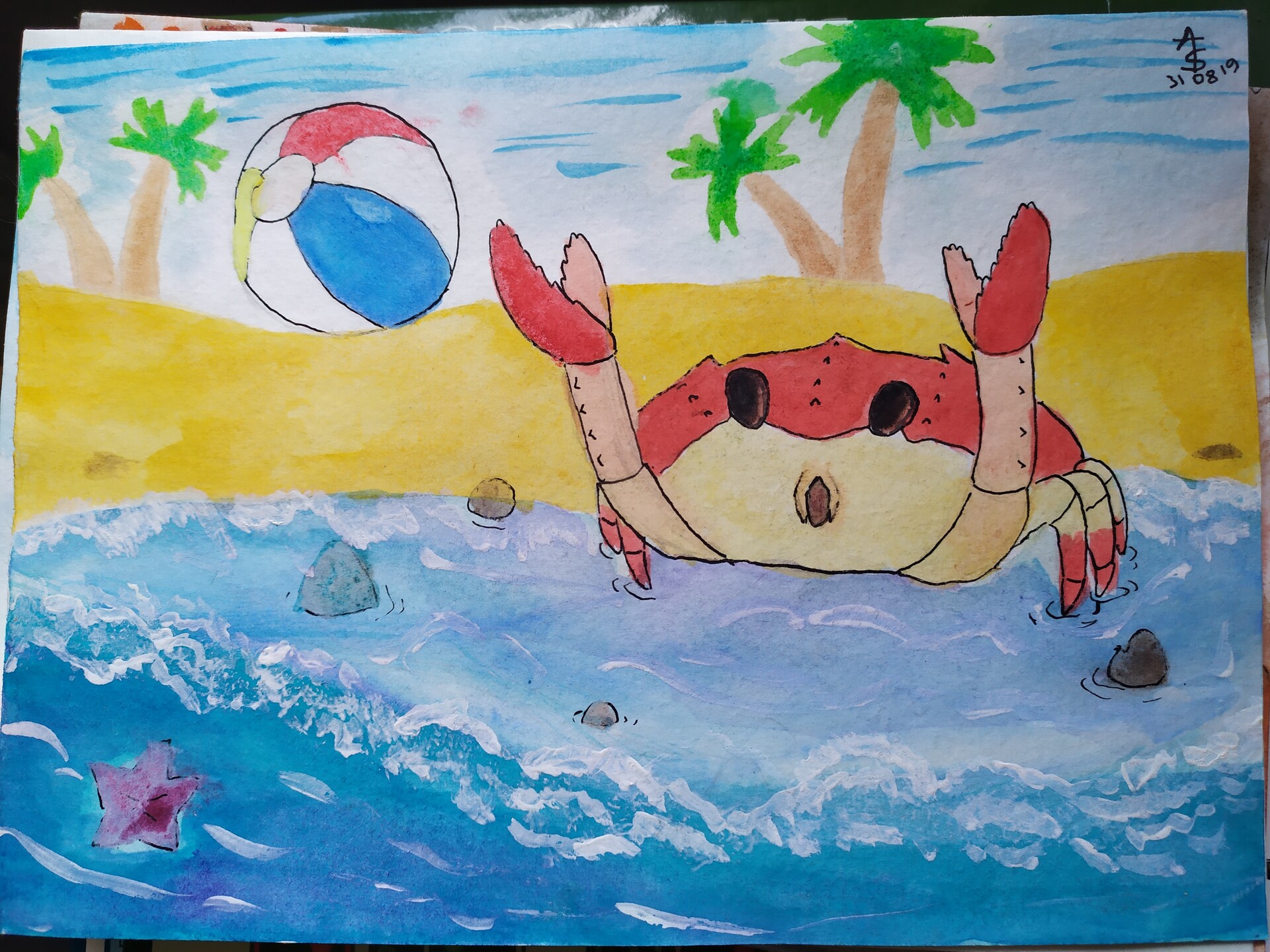 ArtStation - Summer crab